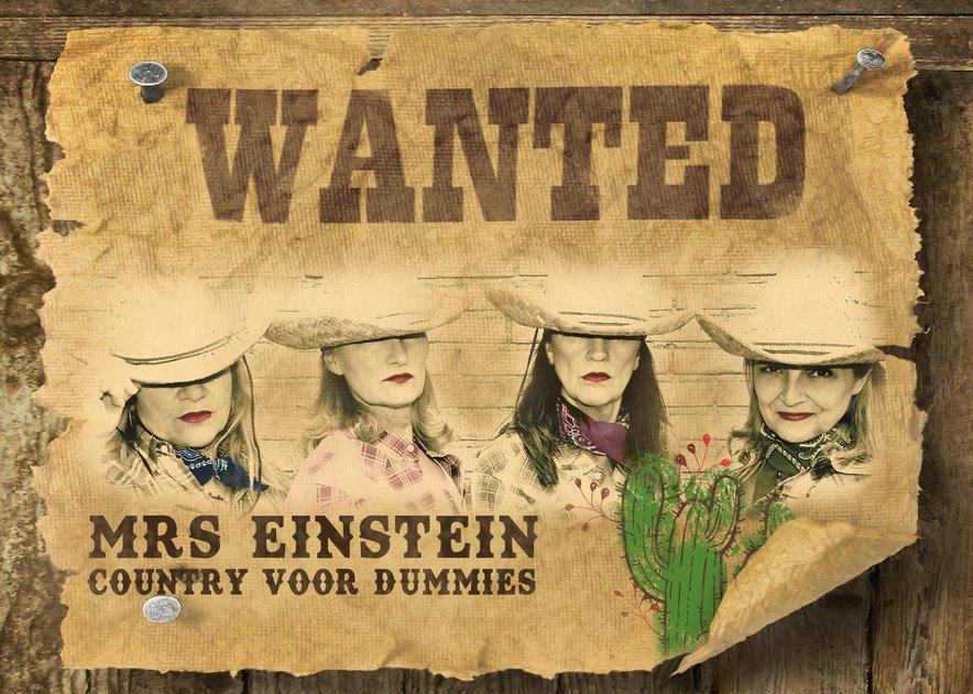 Mrs. Einstein stond met Wanted(try-out) op mei 2019 in Theater Ludens ...