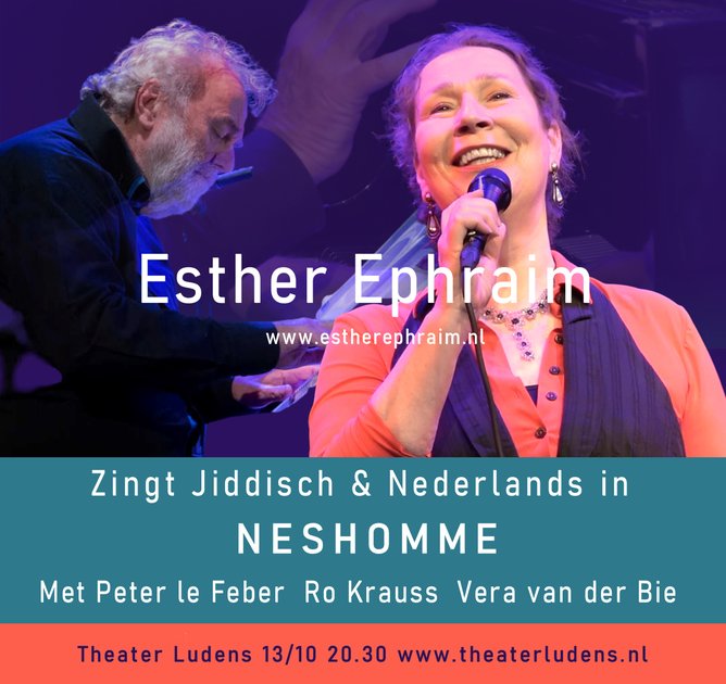 Esther Ephraim en Peter le Feber stond met Neshomme op oktober 2023 in ...