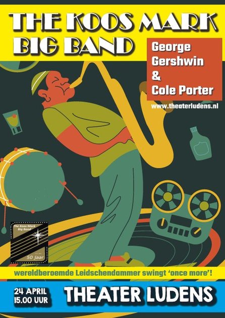 Koos Mark Big Band stond met George Gershwin & Cole Porter op april ...
